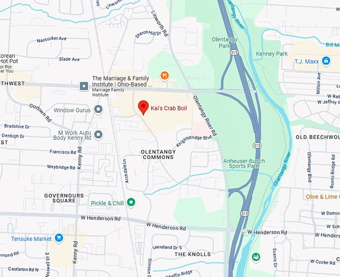 16. kai's crab boil map