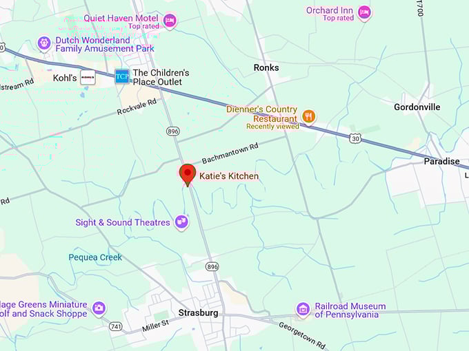 16. katie's kitchen map
