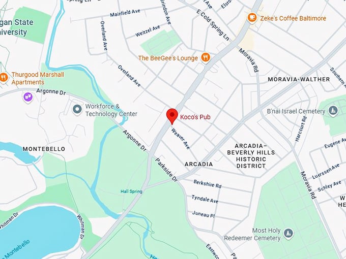 16. koco's pub map