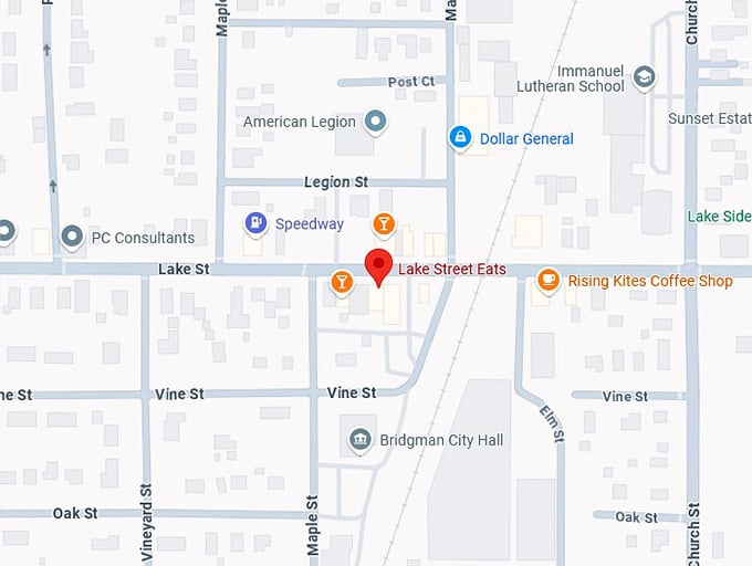 16. lake street eats map