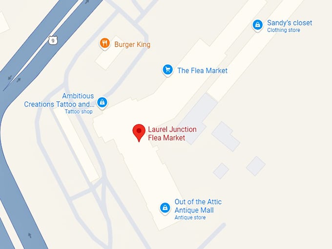 16. laurel junction flea market map