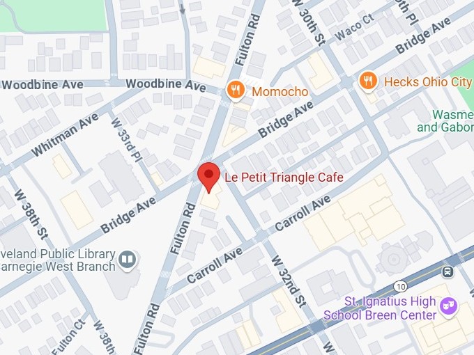 16. le petit triangle cafe map