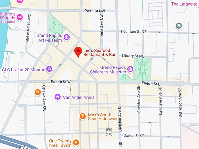 16. leo's seafood restaurant & bar map