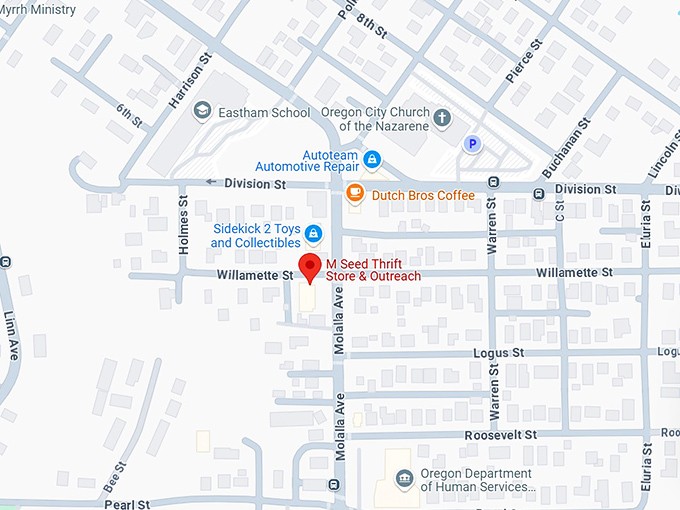 16. m seed thrift store & outreach map