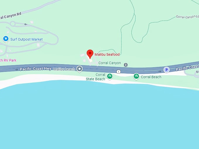 16. malibu seafood map