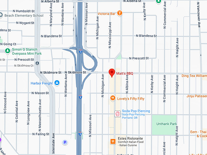16. matt's bbq map