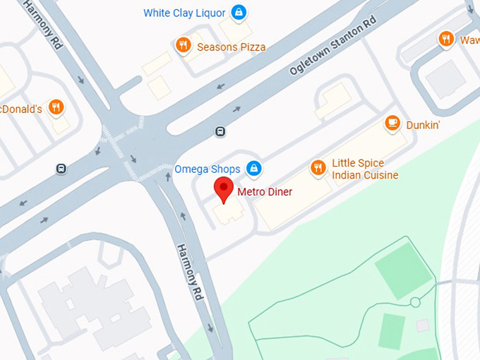 16. metro diner map