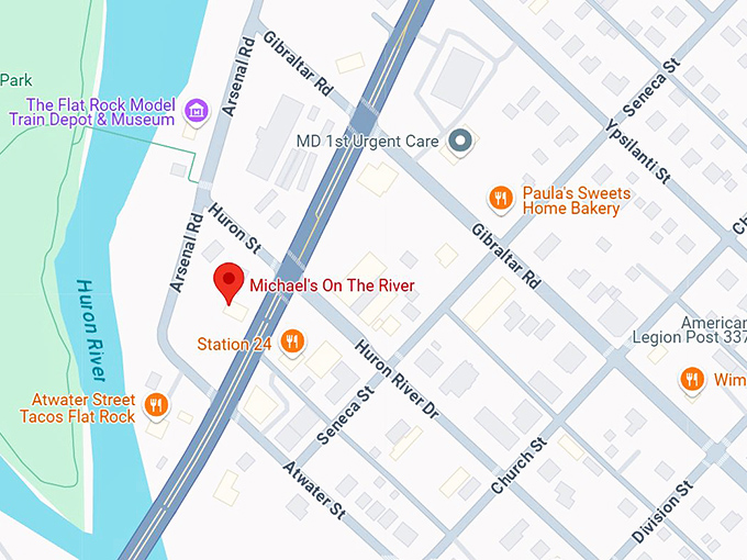 16. michael's on the river map
