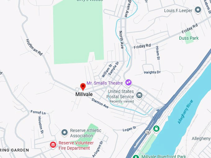 16. millvale map
