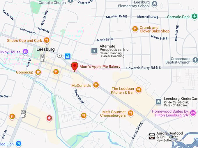 16. mom's apple pie bakery map