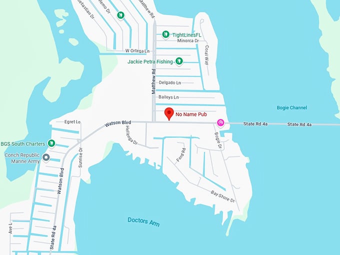 16. no name pub map