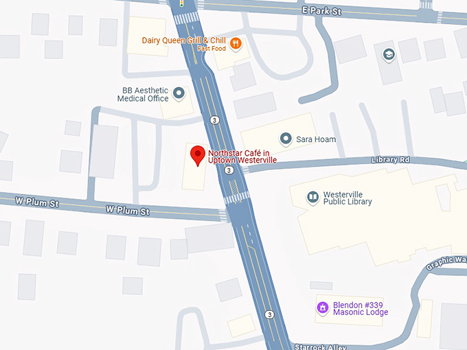 16. northstar café in uptown westerville map