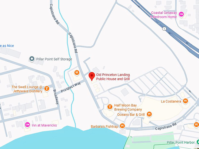 16. old princeton landing public house and grill map