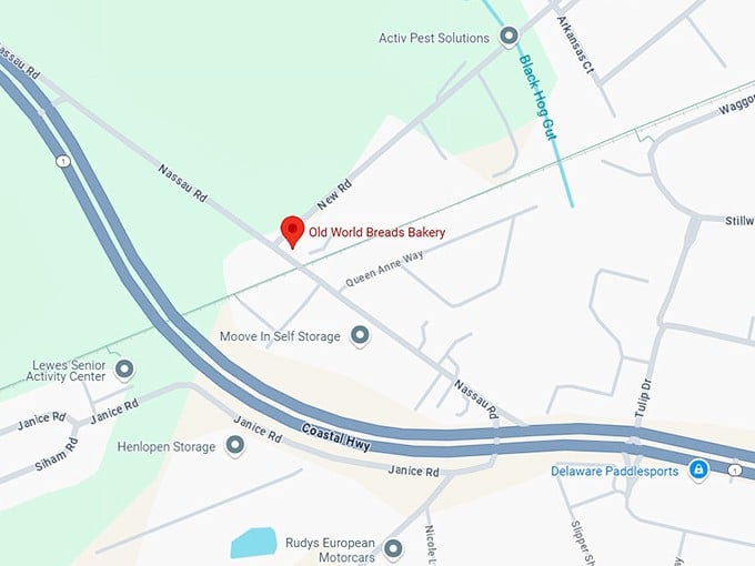 16. old world breads bakery map
