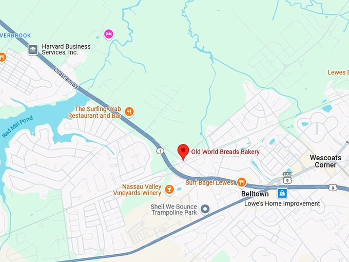16. old world breads bakery map
