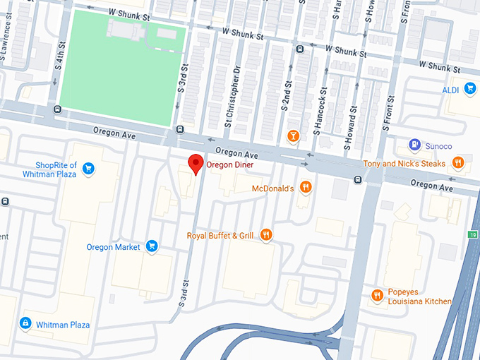 oregon diner map