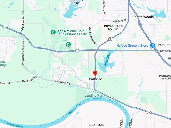16. parkville mo map