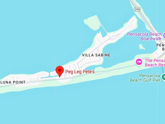 16. peg leg pete's map