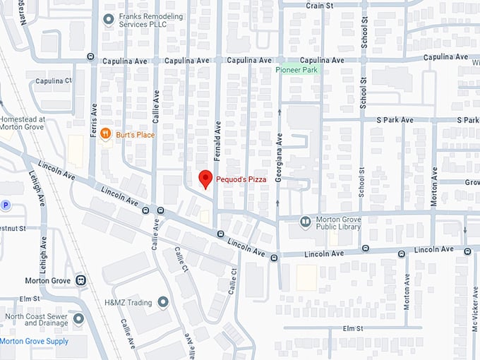 pequod's pizza map