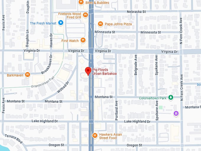pig floyds urban barbakoa map