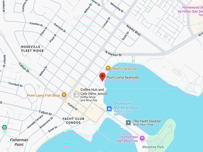 16. point loma seafoods map