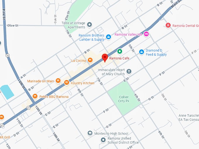 16. ramona cafe map
