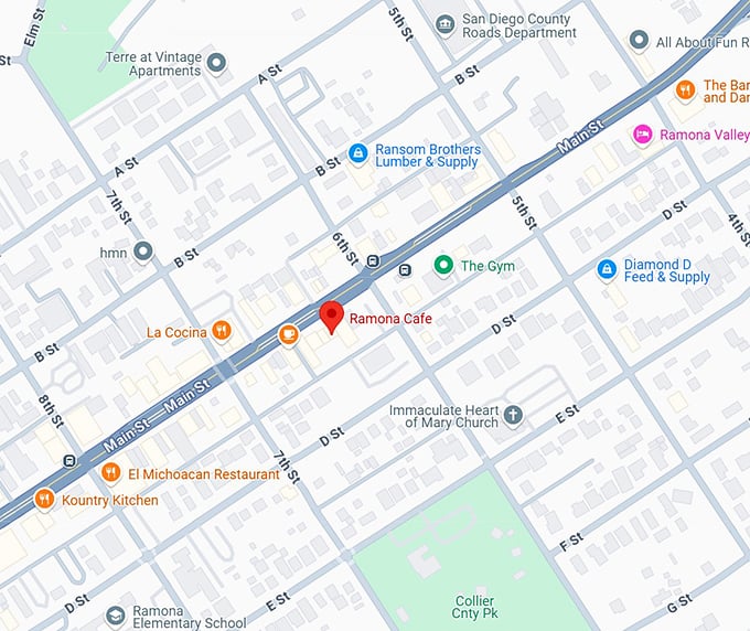 16. ramona cafe map