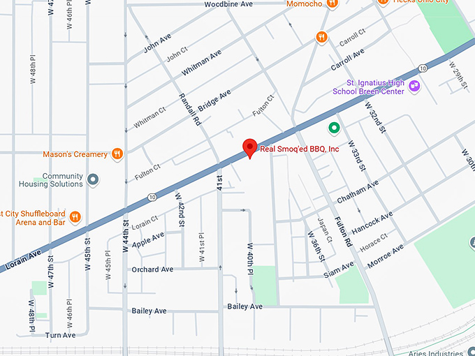 16. real smoq'ed bbq map