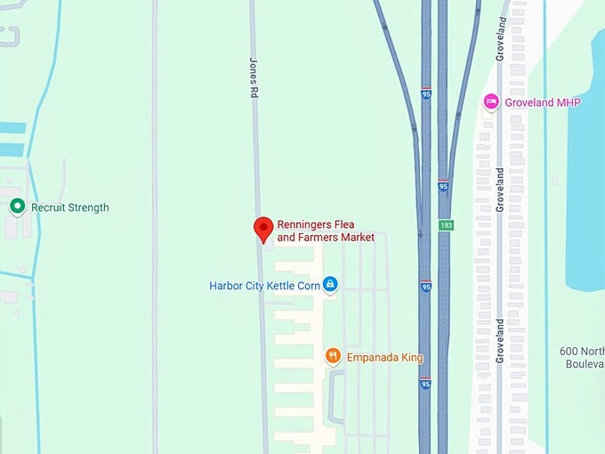 16. renninger's super flea and farmer’s market map