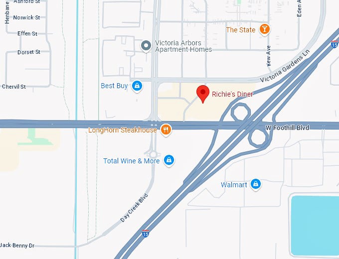 16. richie's diner map