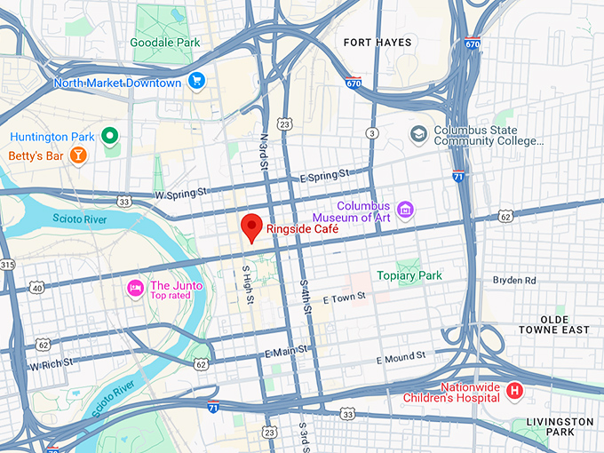 16. ringside café map