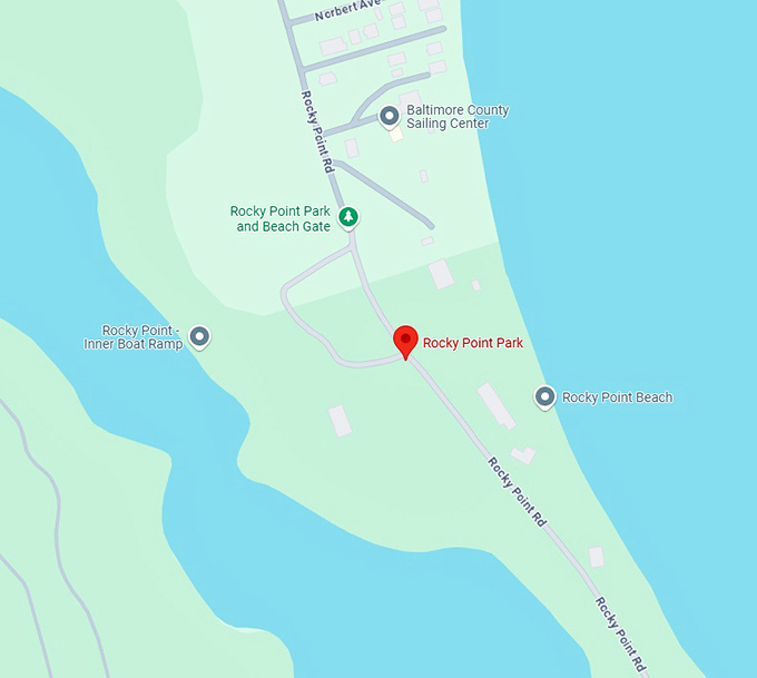 16. rocky point park and beach map