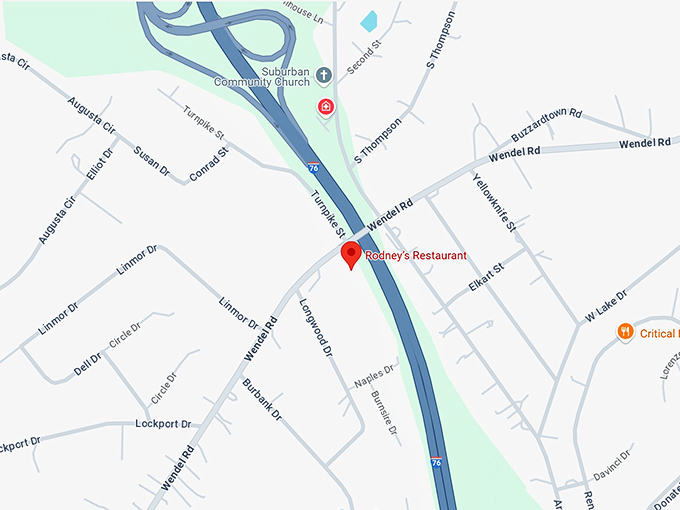 16. rodney’s restaurant map