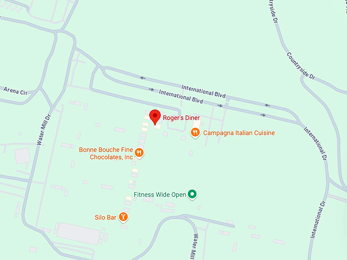 16. roger’s diner map