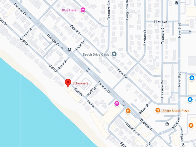 16. schooners map