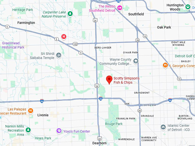 16. scotty simpson's fish & chips map