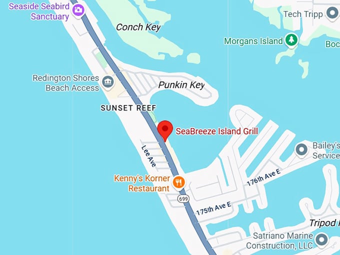 seabreeze island grill map