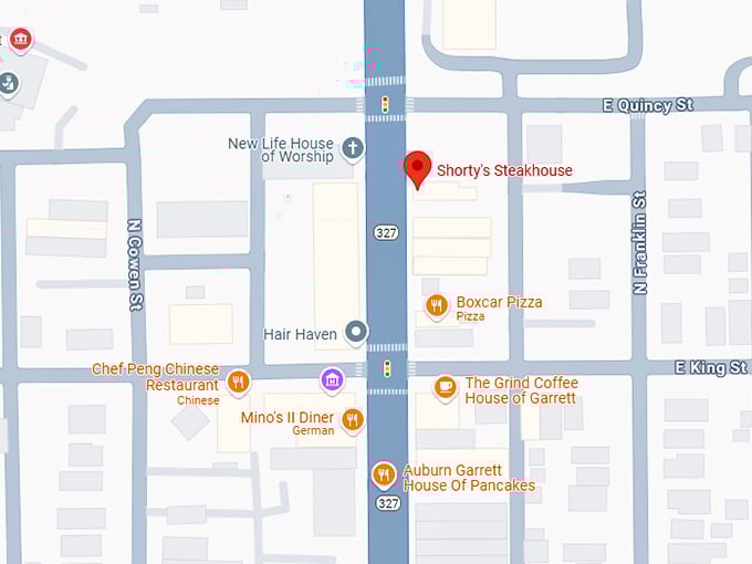 16. shorty's steakhouse map