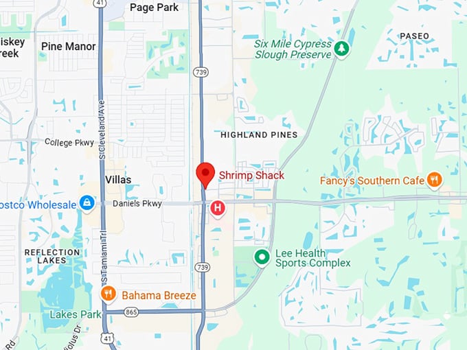 16. shrimp shack map