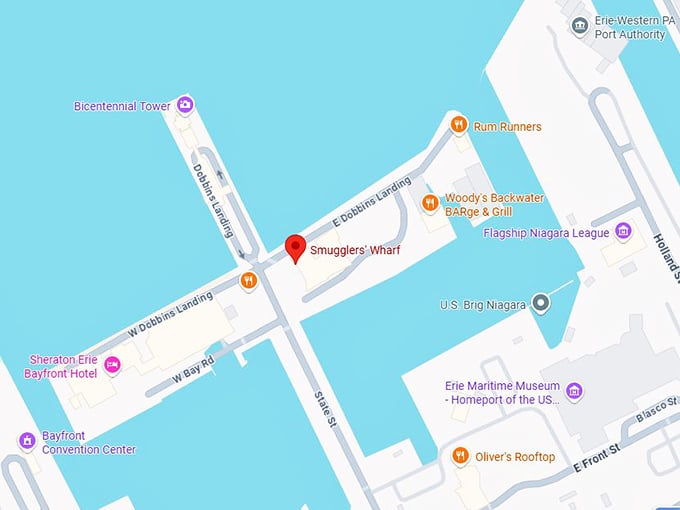 16. smugglers' wharf map