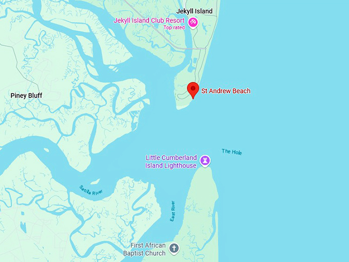 16. st. andrew's beach map