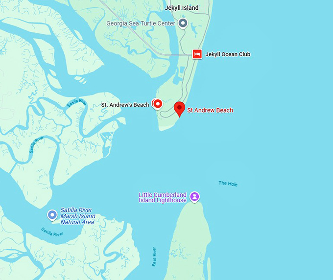 16. st. andrew's beach map
