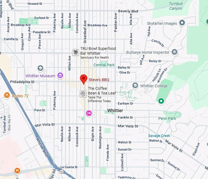 16. steve's bbq map