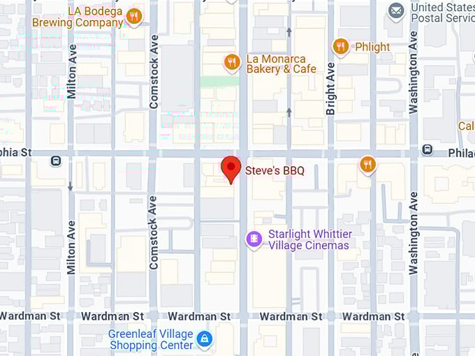 steve's bbq map