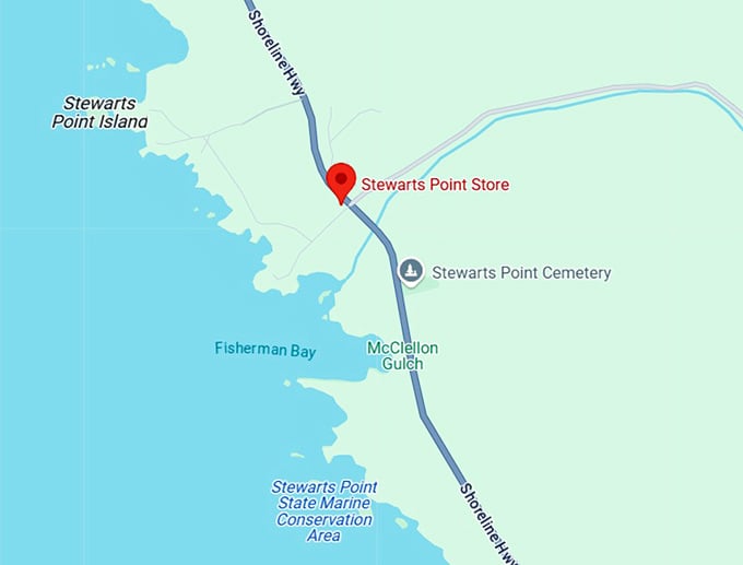 16. stewarts point store map