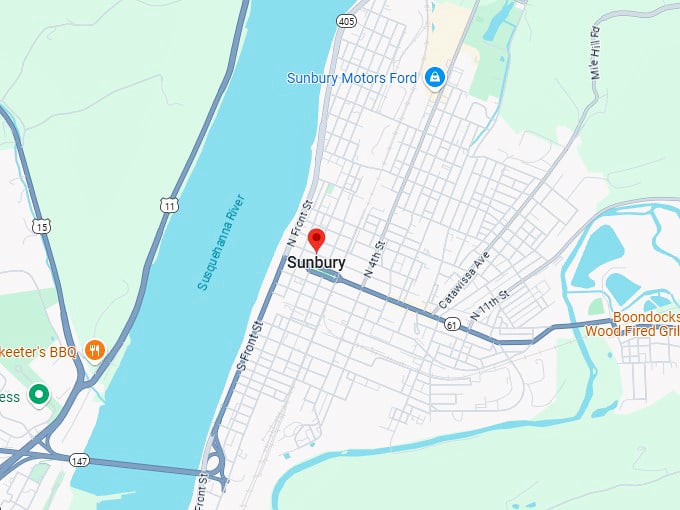 16. sunbury map