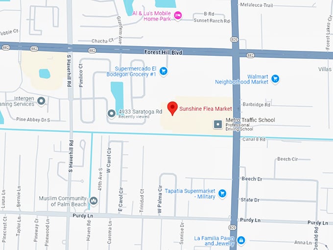 16. sunshine flea market map