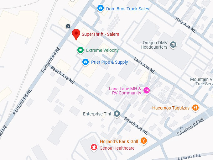 16. superthrift salem map