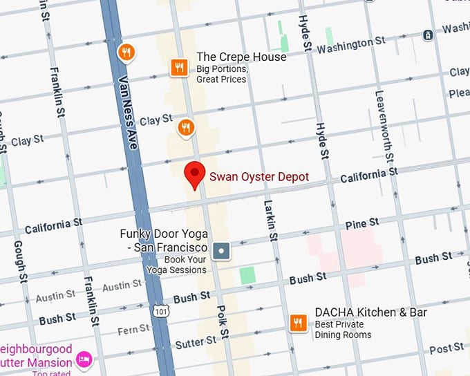 16. swan oyster depot map