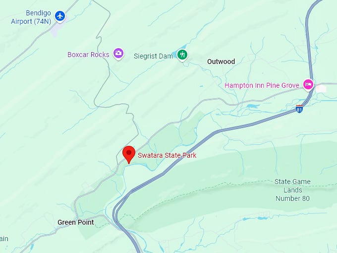 swatara state park map